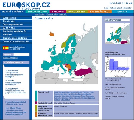 Státy Evropské unie :: Sládkovičova 1306/11